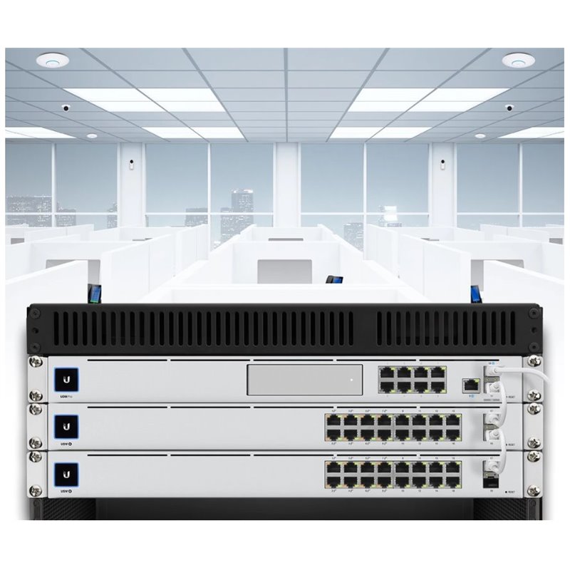 De UBNT USW-24-PoE Gen2 is een Gigabit Layer2 switch.